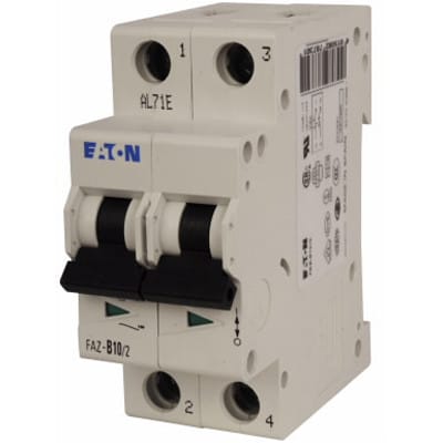 Eaton - Cutler Hammer - FAZ-C16/2-NA-DC - Terminales estándares de los interruptores 16A 5-10X ...
