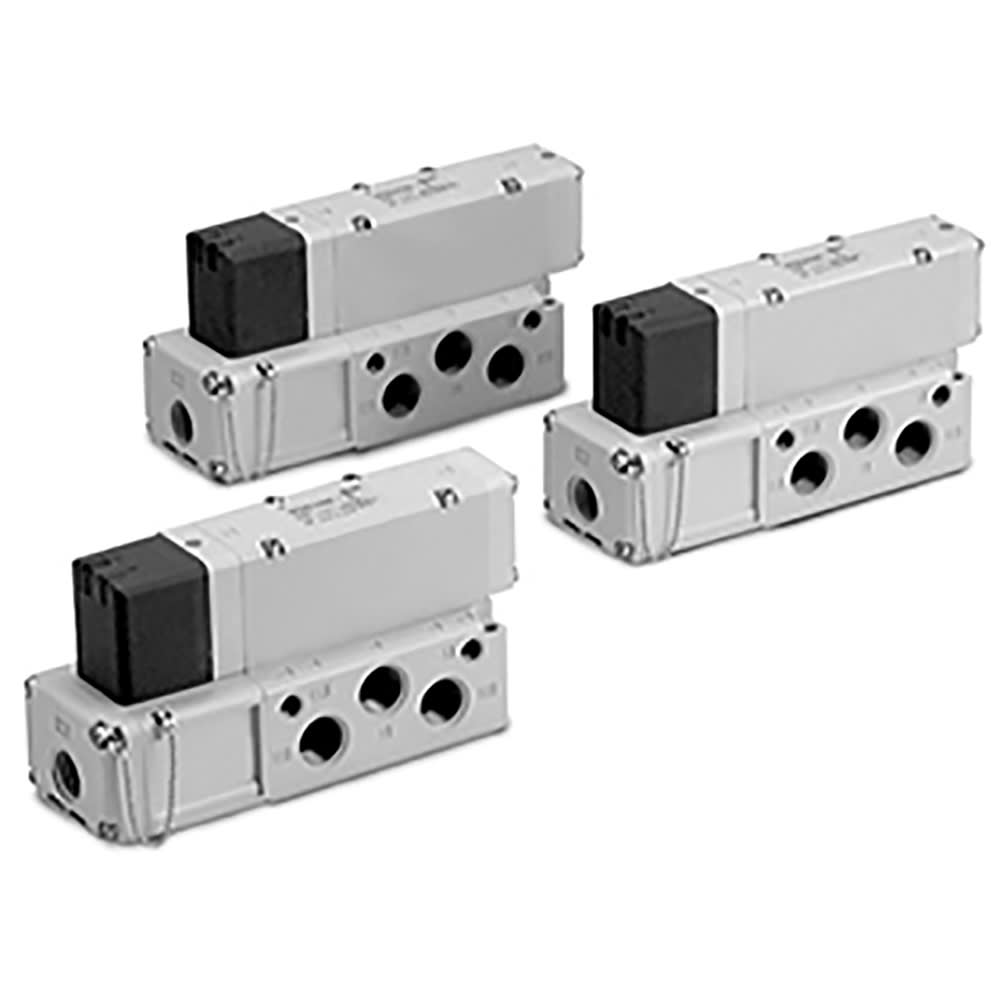SMC Corporation - VQC4200-51 - Solenoid Valve, 5 Port 2 Pos Double ...
