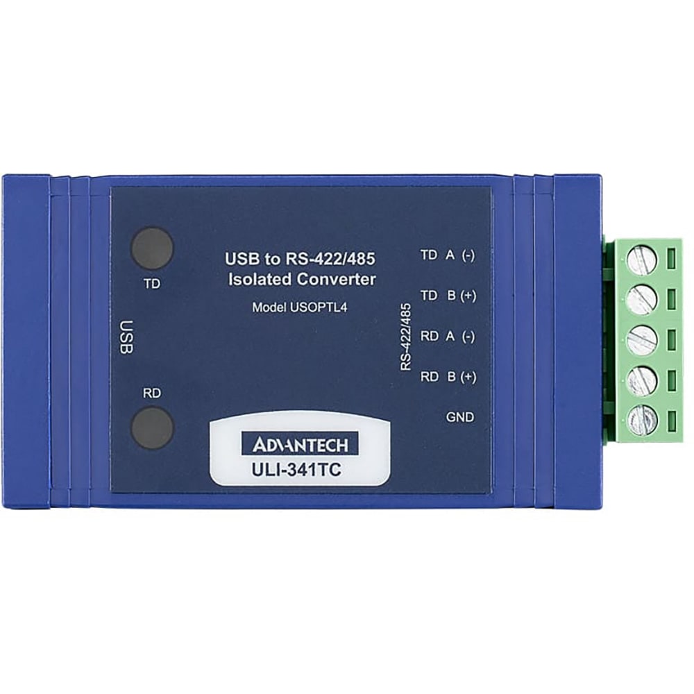 Advantech - BB-USOPTL4 - Signal Converter, High Retention USB to RS-422 ...