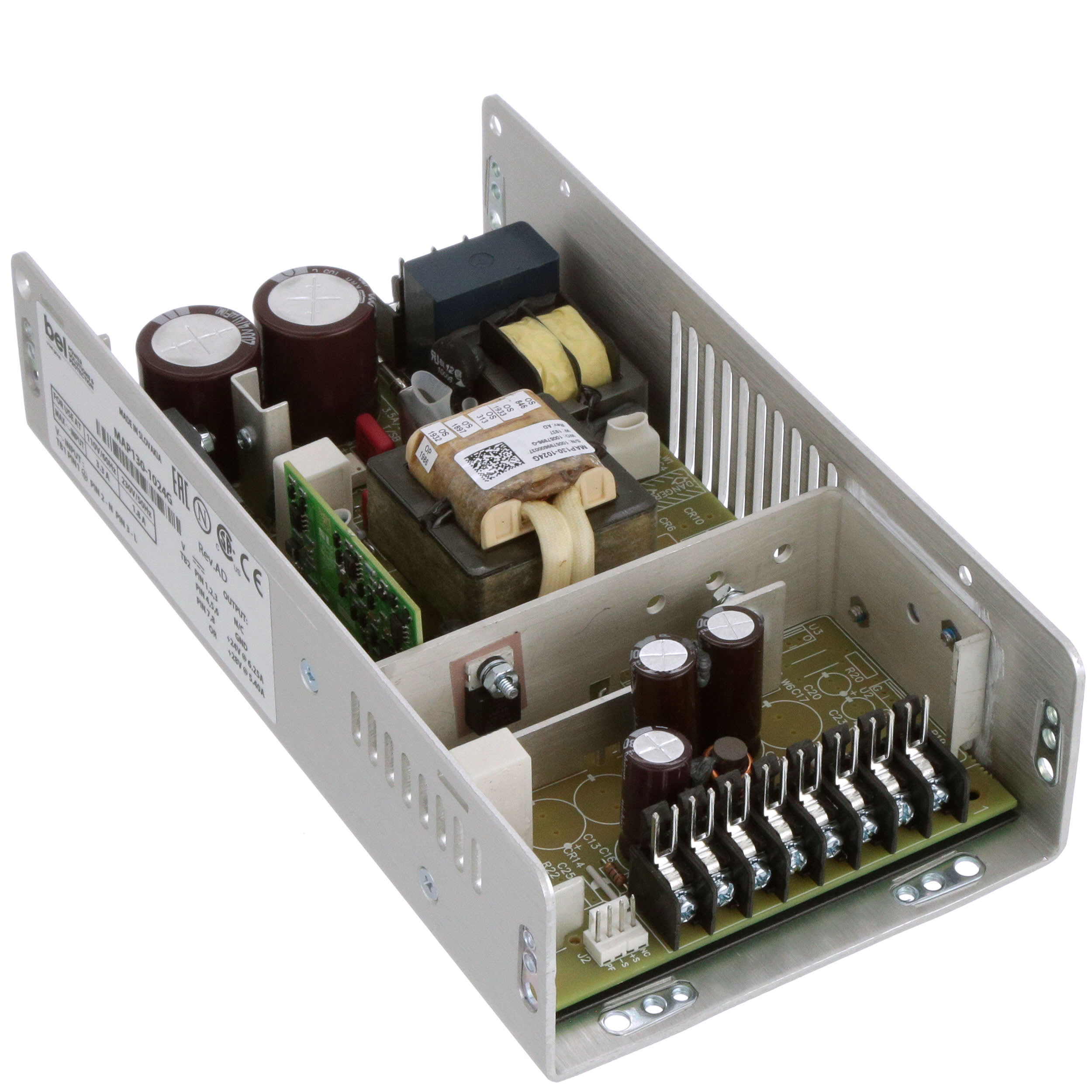 Bel Power Solutions - MAP130-1024G - Power Supply,AC-DC,26V,5.4A,90-132 ... Bel Power Solutions - MAP130-1024G - Power Supply,AC-DC,26V,5.4A,90-132 ...