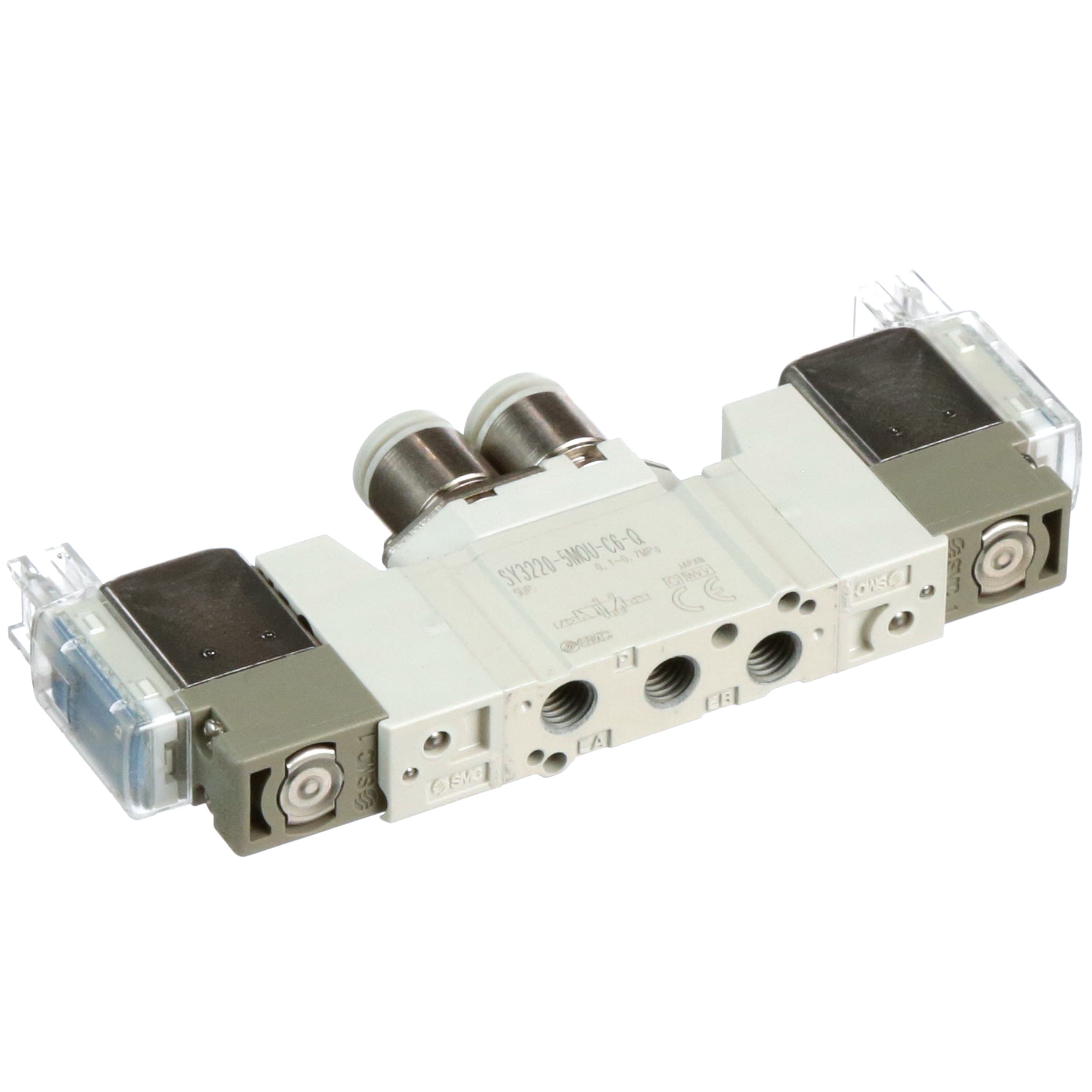 SMC Corporation - SY3220-5MOU-C6-Q - Solenoid Valve, Air, 2-Position ...