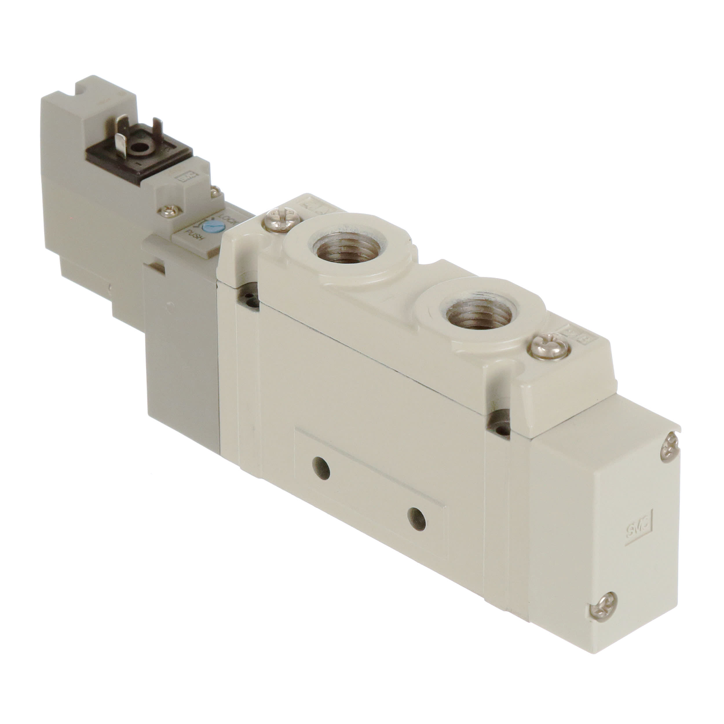 SMC Corporation - SY9120-5DOD-02T - Solenoid Valve, Air, 2-Position Single Solenoid, Pilot, 24 ...