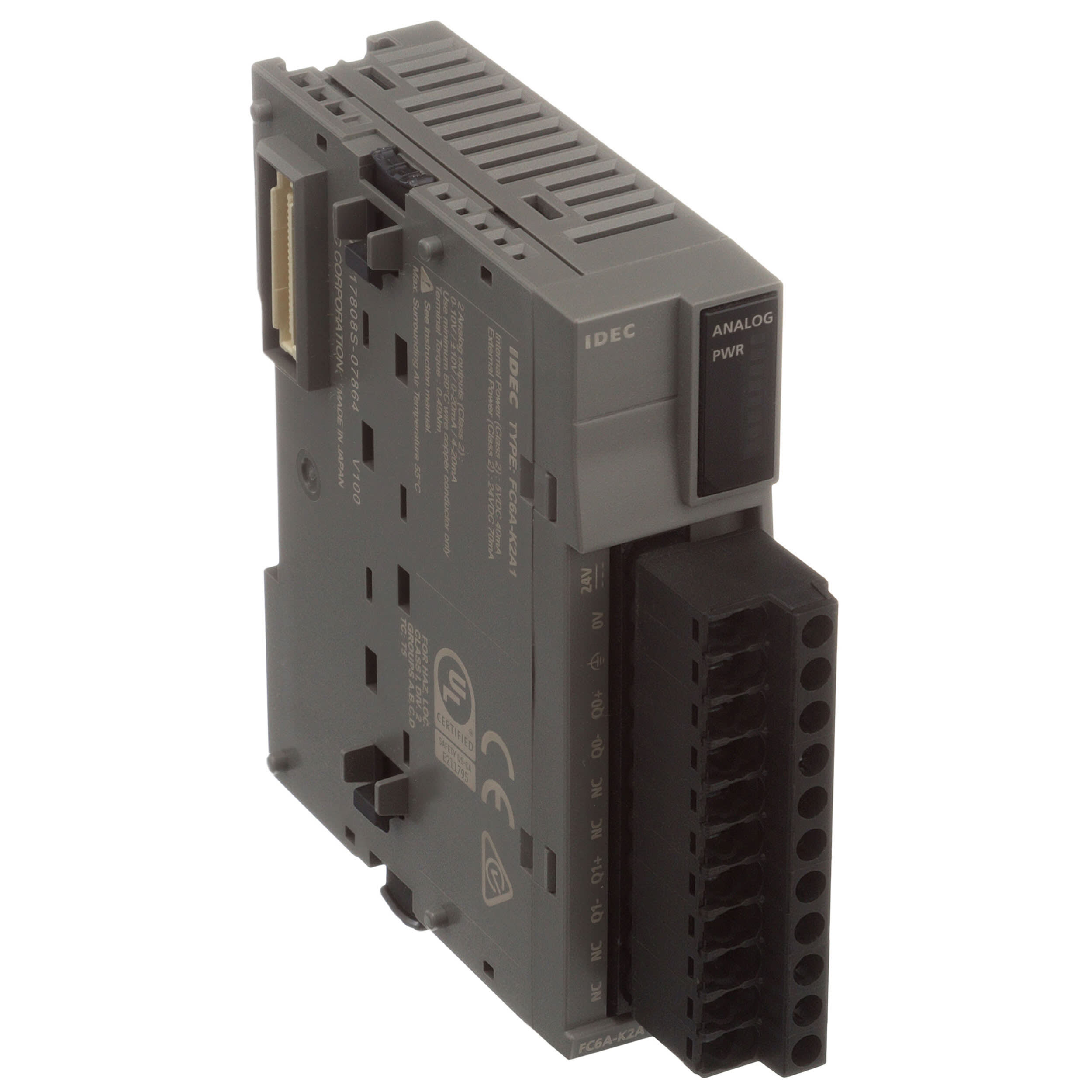 IDEC Corporation - FC6A-K2A1 - PLC Expansion Module, 2 Analog Current ...