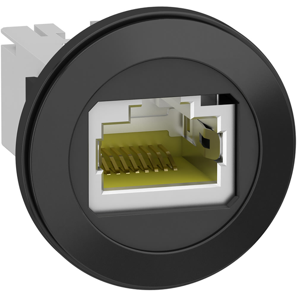 Schneider Electric - XB5PRJ45 - Panel mounted RJ45 port, 22 diameter mm ...