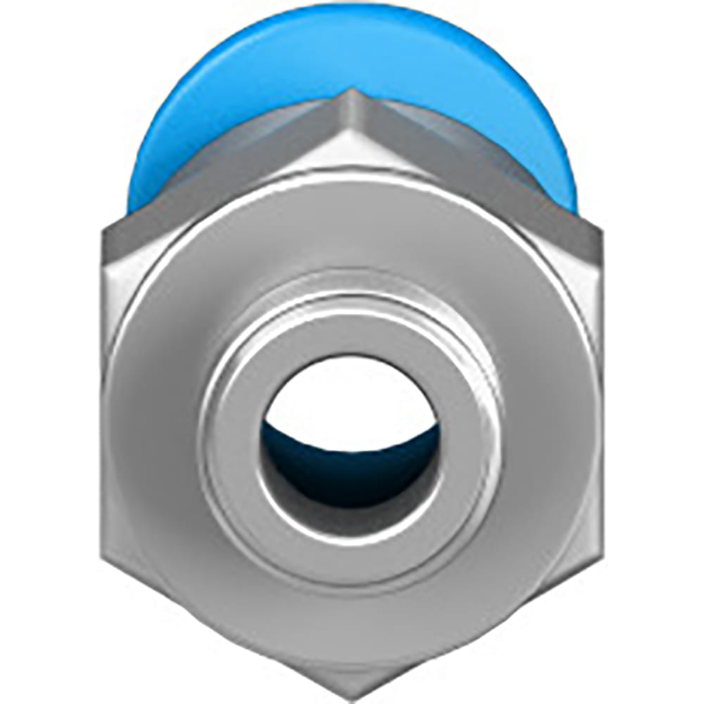 Festo - QSM-M3-3-100 - Fitting, mini, straight, nkl pl steel, M3 male ...