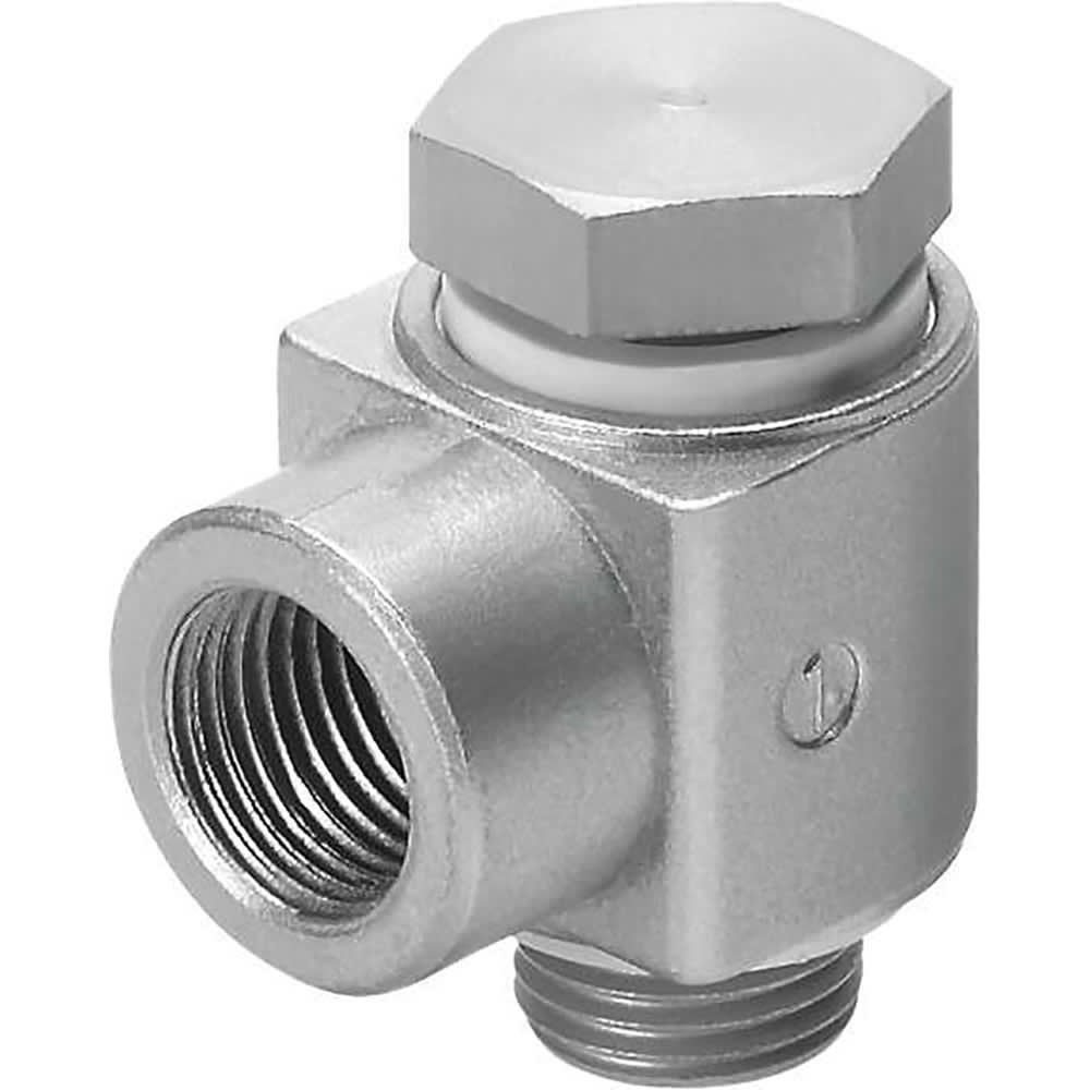 Festo - LJK-1/8 - Fitting, elbow, hollow bolt, air, G1/8 female to G1/8 ...