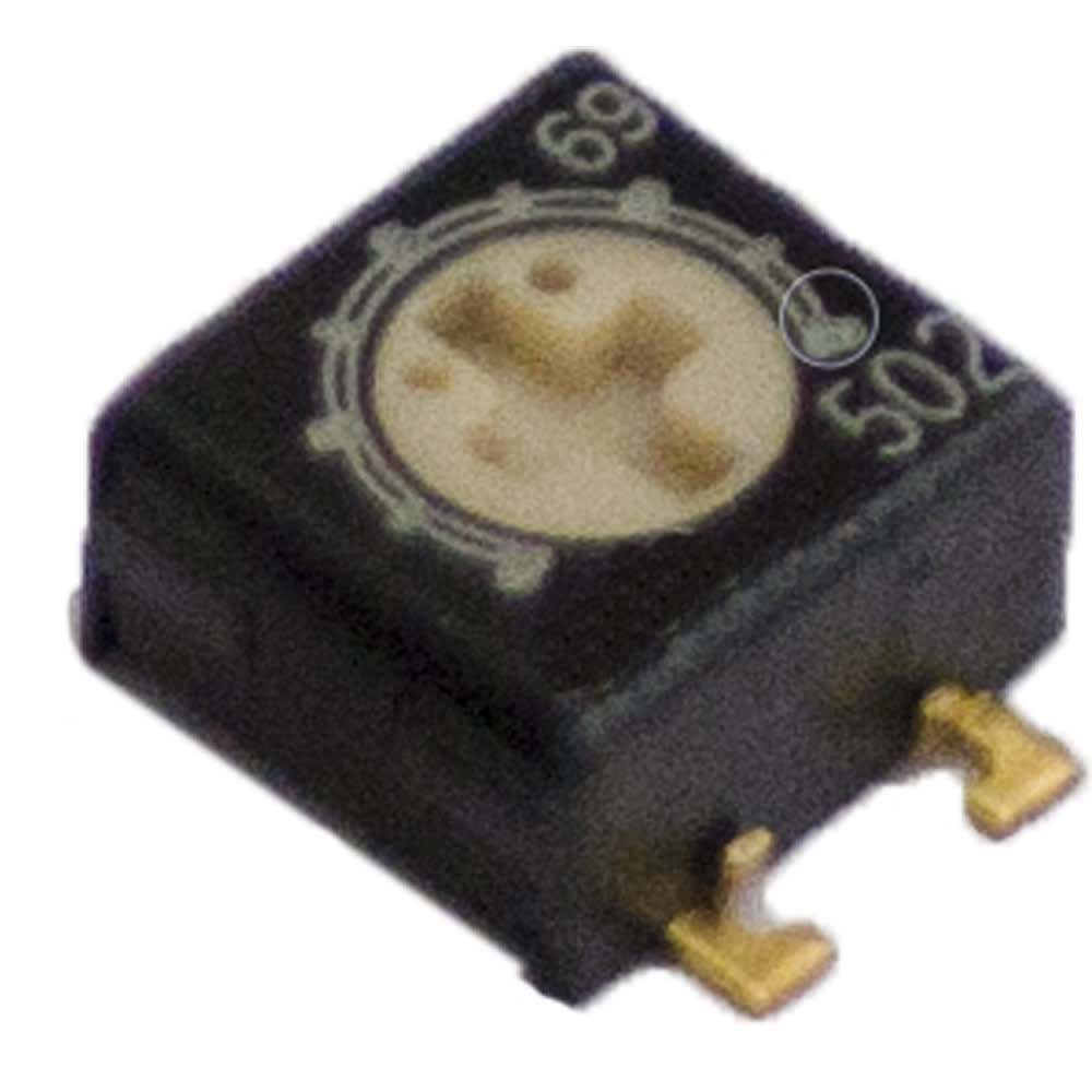 Ohmite - SMUA504PET - SMD Potentiometer 0.125 watt 500000 Ohm - RS