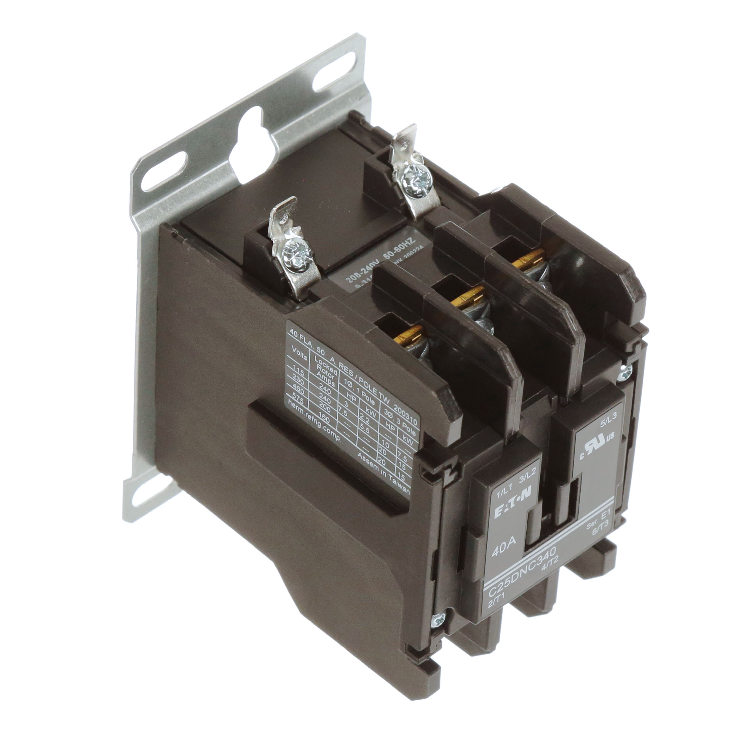 Eaton - Cutler Hammer - C25DNC340B - Contactors, Non-Reversing, DP ...