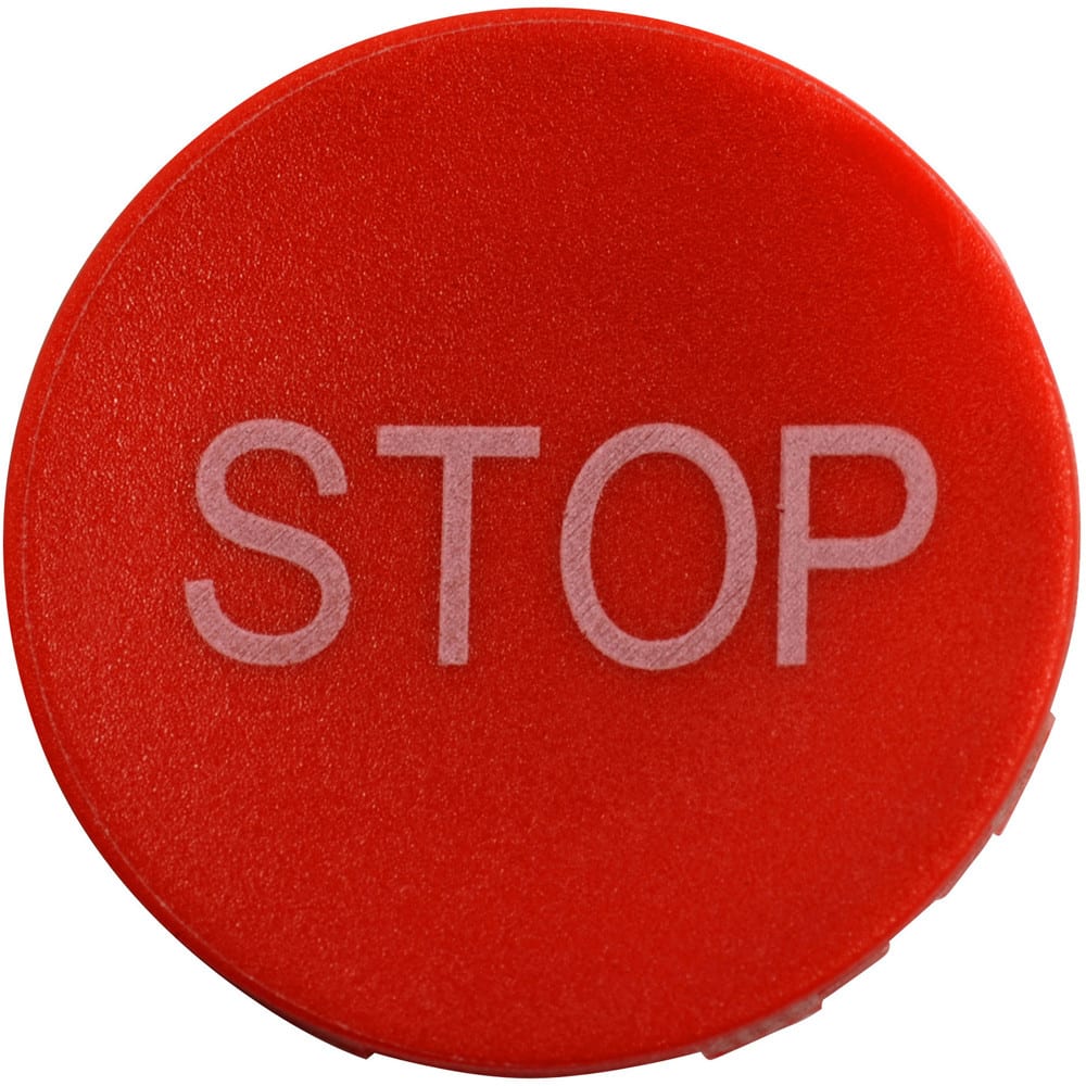 Eaton - Cutler Hammer - M22-XD-R-GB0 - Button Plate, Red, Flush Button ...