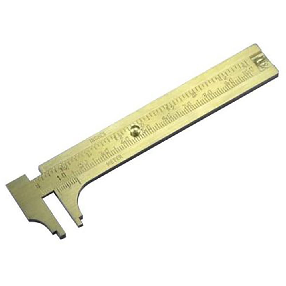 RS PRO - 1465499 - Solid Brass Linear Caliper Gauge 3.94 Inch (100mm ...