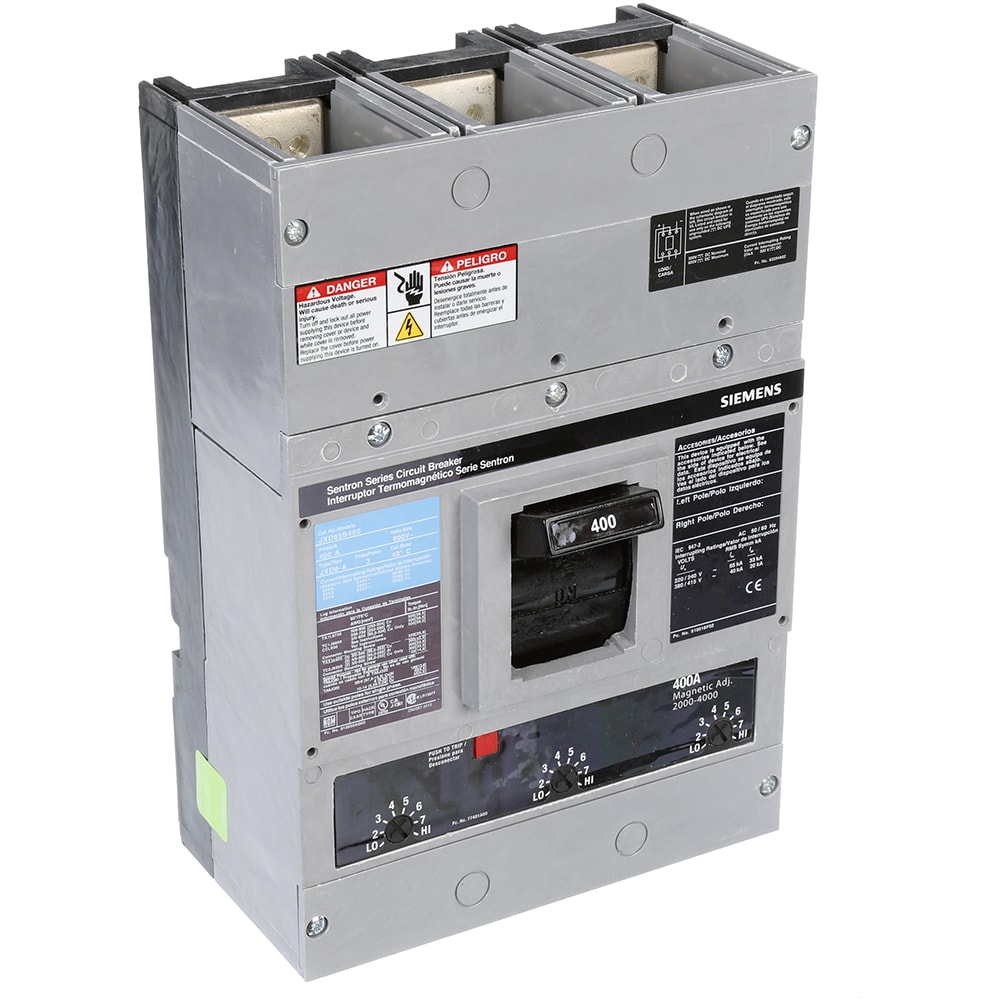 Siemens - JXD63B400 - Circuit Breaker JD6 3P 600V 400A FX - Allied ...