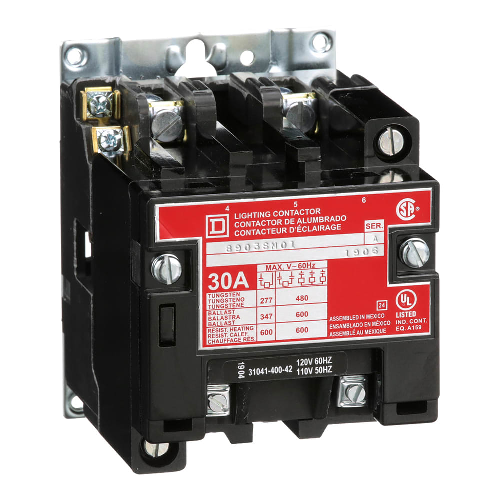 Square D 30a Lighting Contactor | Shelly Lighting