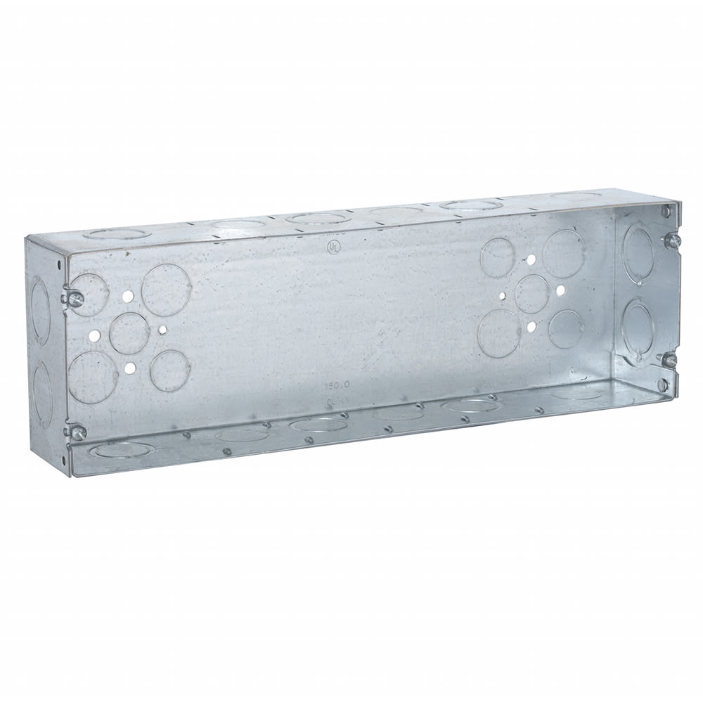 RACO - 945 - 2-1/2" Deep Gang Box - 6 Gang 1/2"-3/4" Knockout - RS