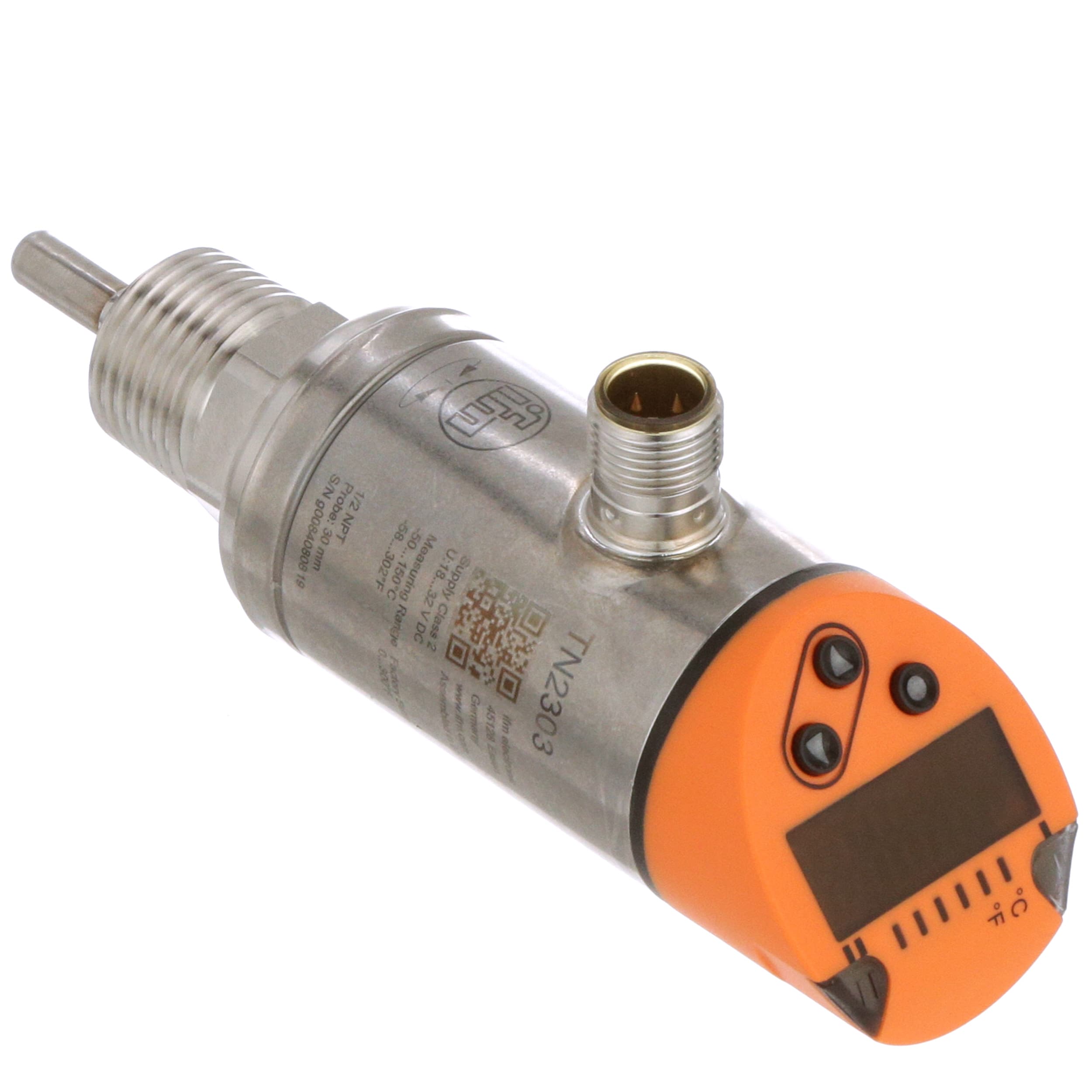 IFM Efector - TN2303 - Temperature Sensor, 2xPNP/NPN/1 Analog Output, -58...302F Range, 30mm - RS