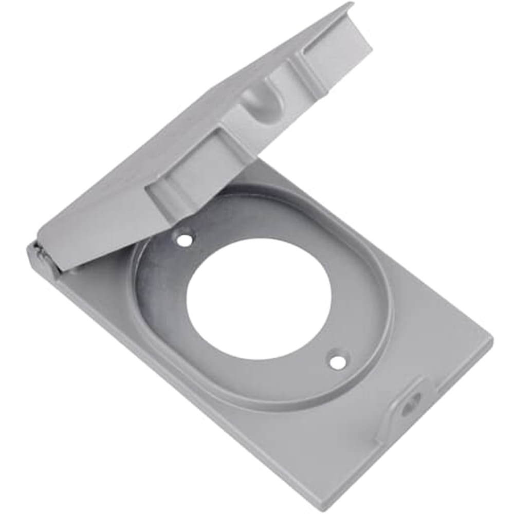 Red Dot by ABB - CCSV-TL - One Gang Weatherproof Recept. Cover, Alum ...