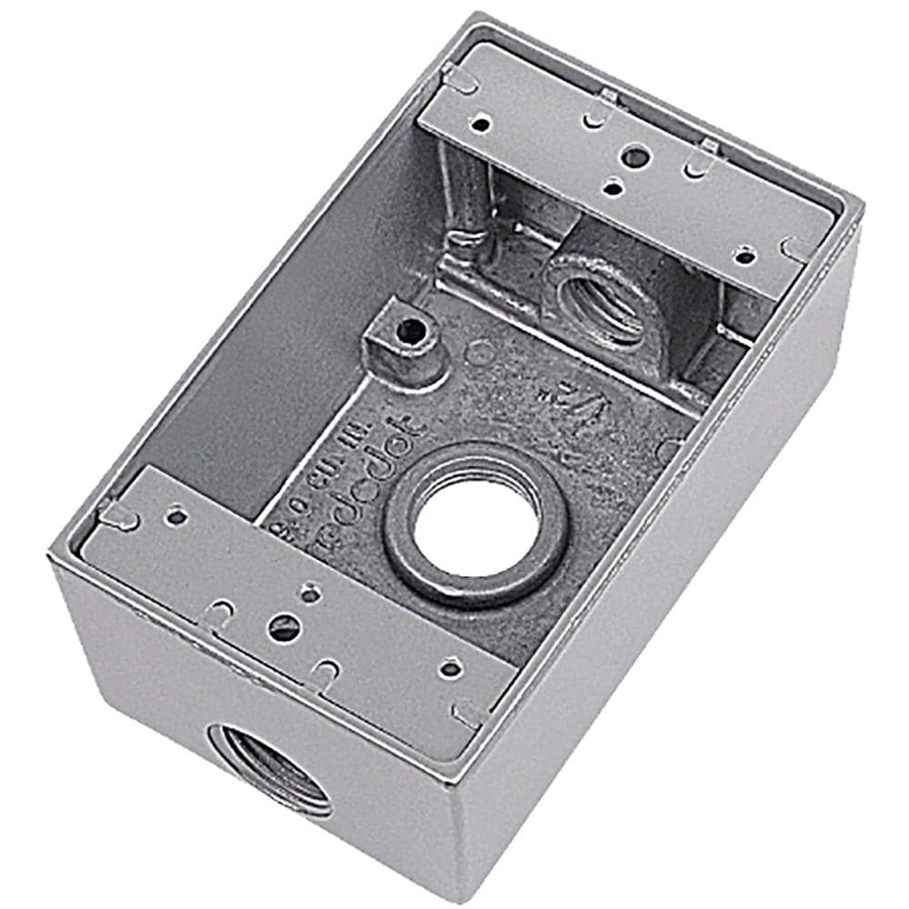 Red Dot by ABB - DIH3-1-LM-WH - OneGang Universal Weatherproof Box, 1/2 ...