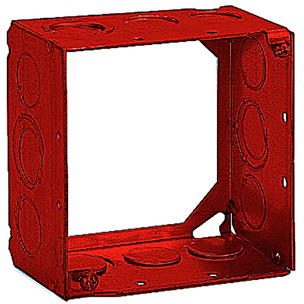 Steel City by ABB - 53171-1234RD - Square Box Extension Ring, 4"Sq x 2 ...