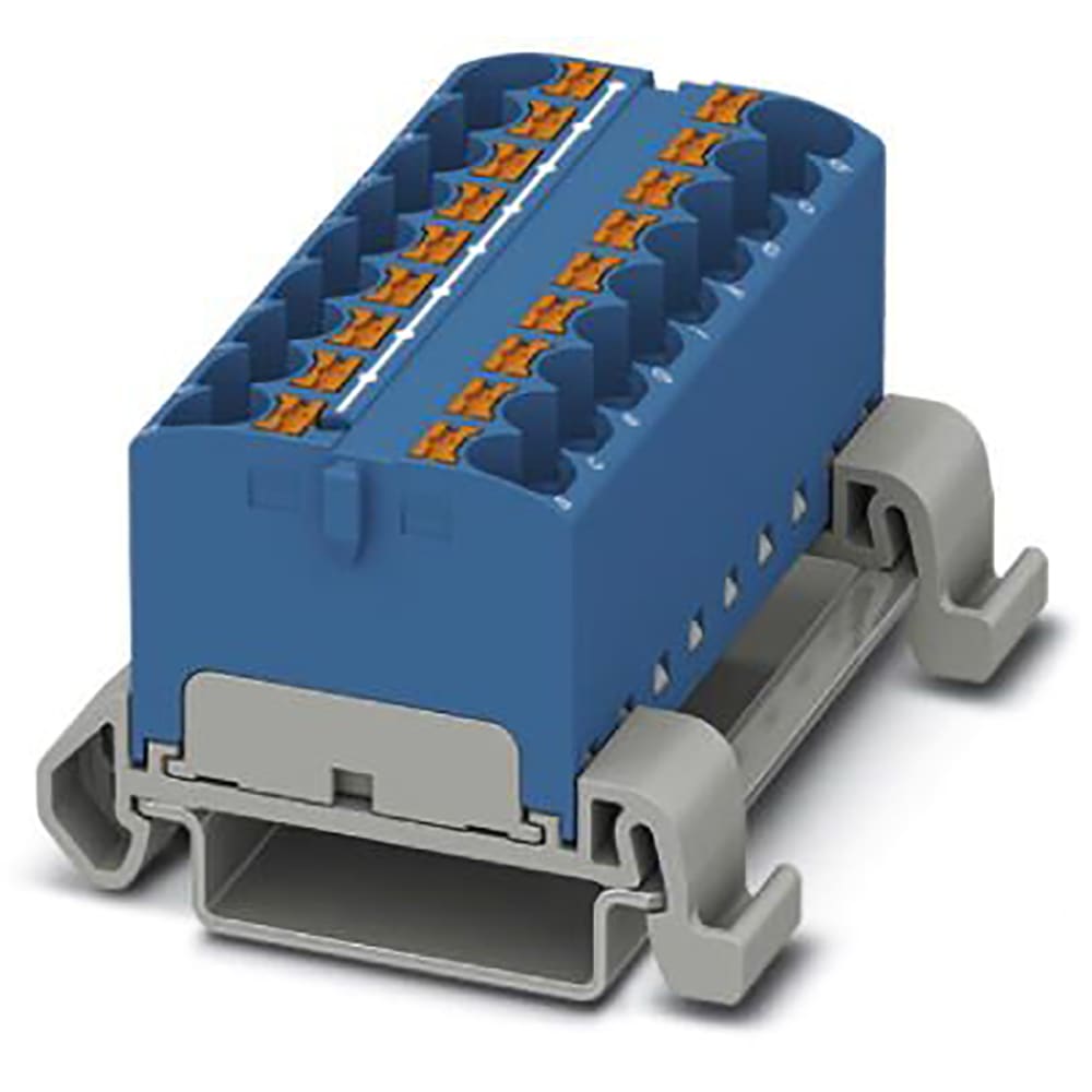 Phoenix Contact - 3273704 - Distribution block;DIN Rail;18-positions ...