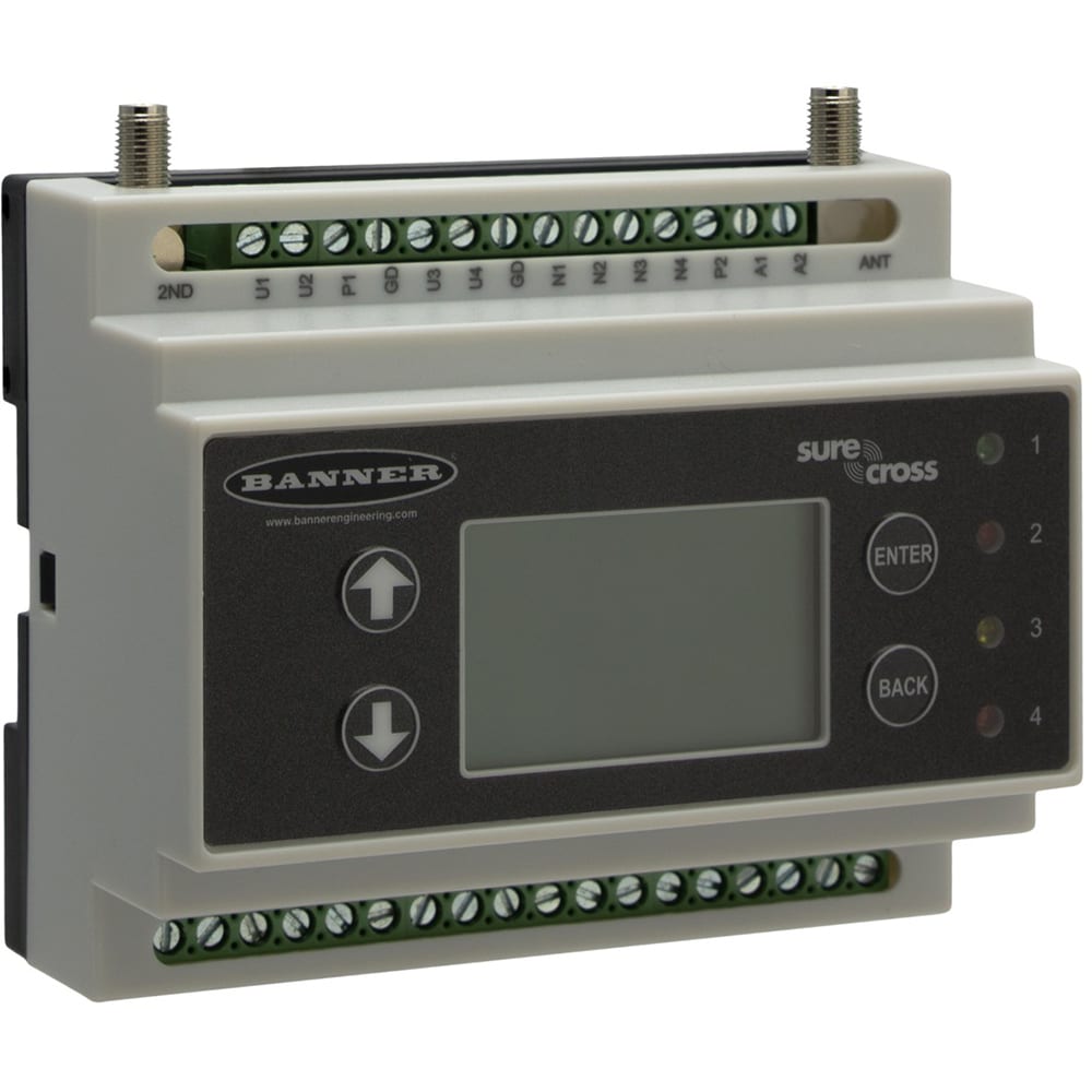 Banner Engineering - DXM100-B1R2 - Controller Multihop 900 MHz Radio ...