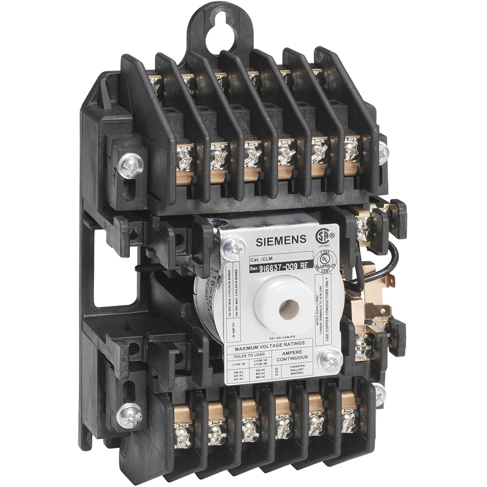 Siemens - CLM32071 - CONTACTOR,LIGHTING,20A,3-POLE,OPEN,277V - RS