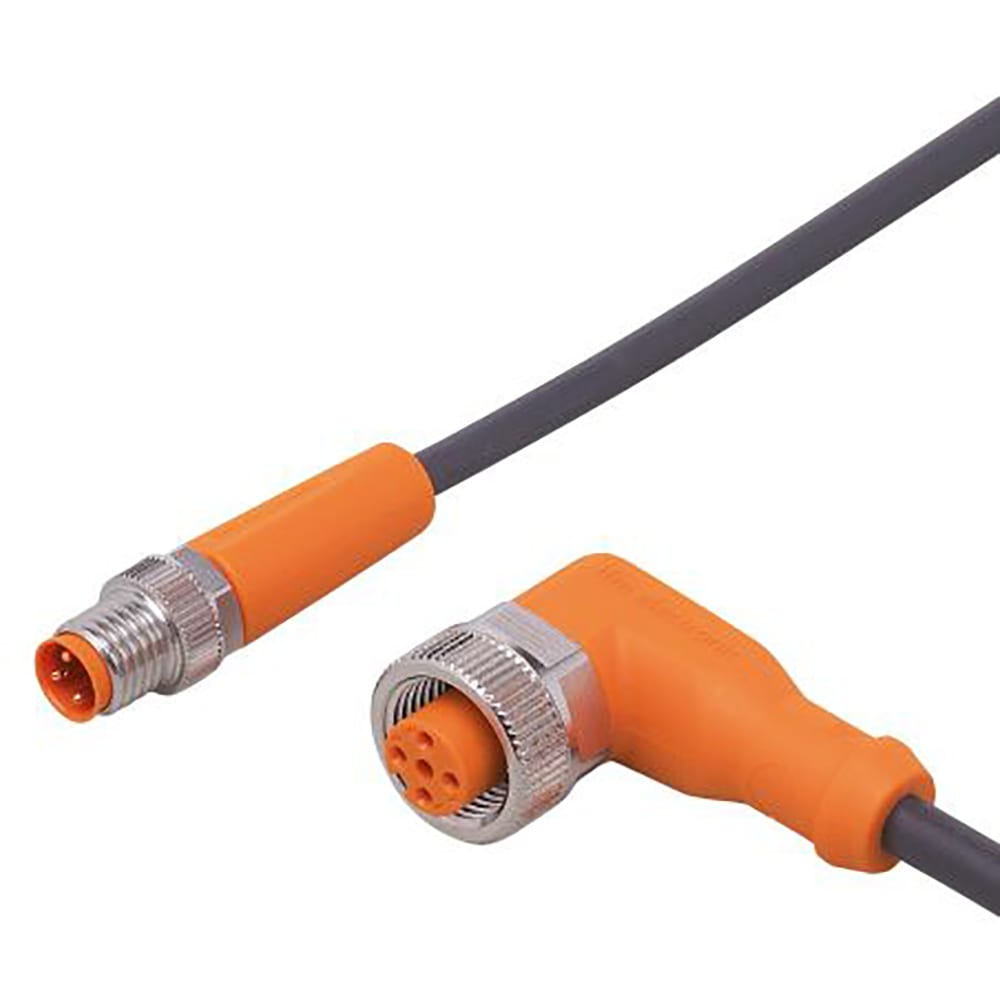 IFM Efector - EVC246 - Double Ended Between Series Cordset, M8Male to ...