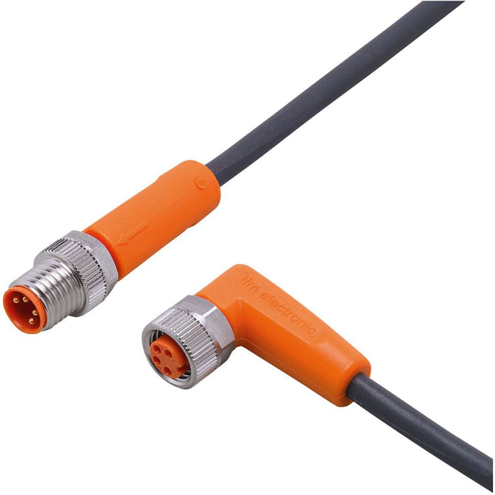 IFM Efector - EVC302 - Cordset, 4-wire patch cable, straight M 4 pin M8 ...