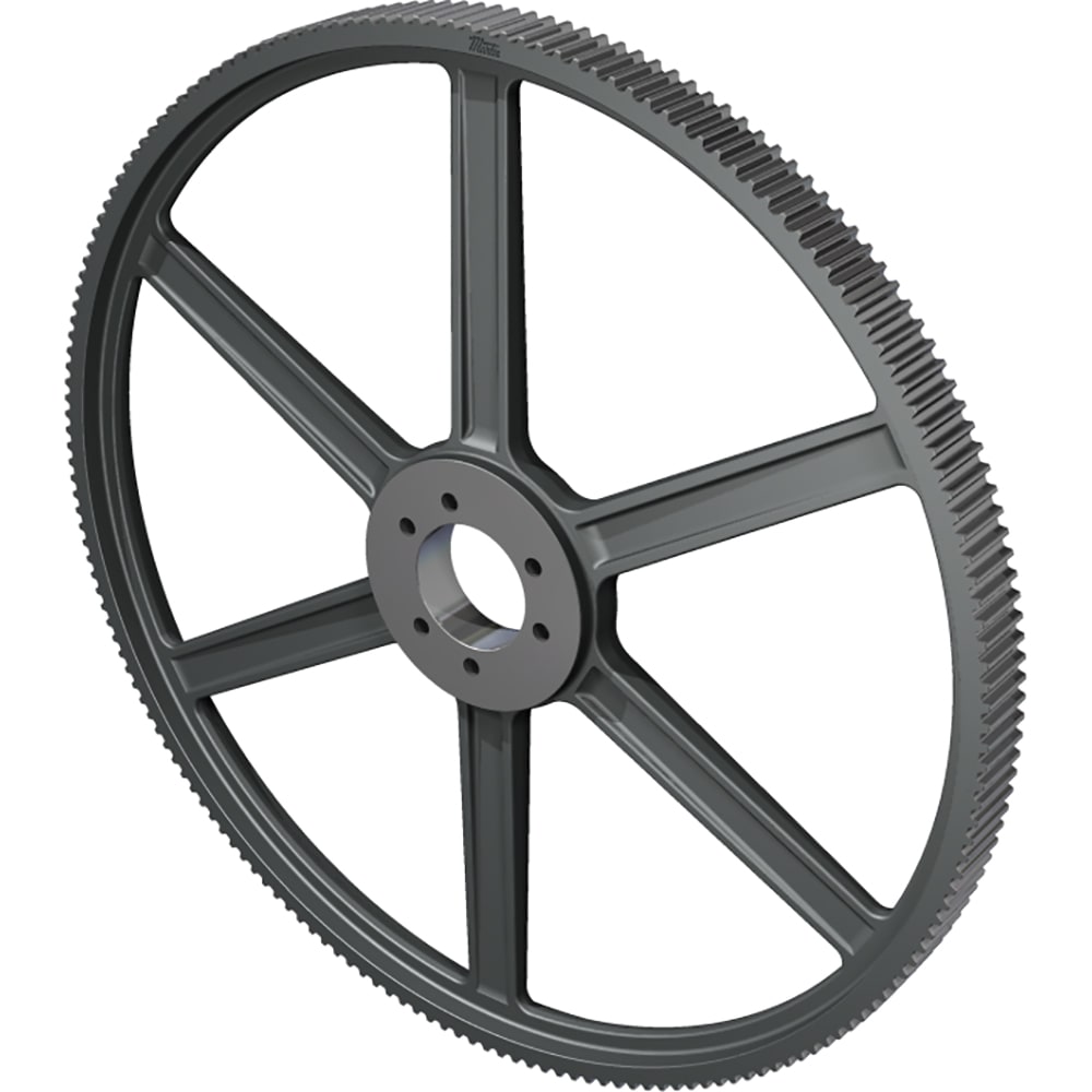 Martin Sprocket & Gear - F8MX168S21-SF - Poly Chain Sprocket, MPC, QD ...