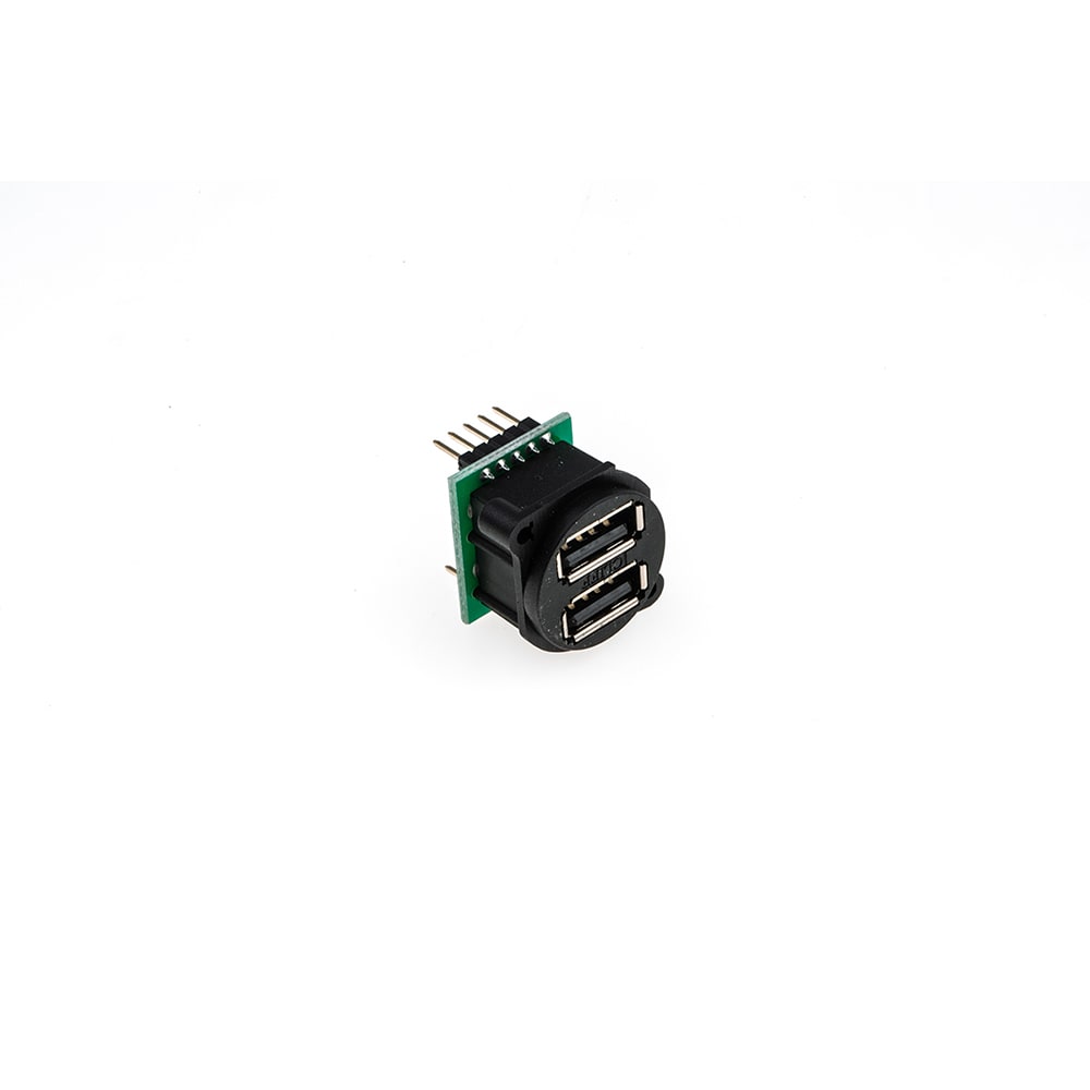 RS PRO - 8300074 - USB Connector Female Type A Panel Mount Plug In ...