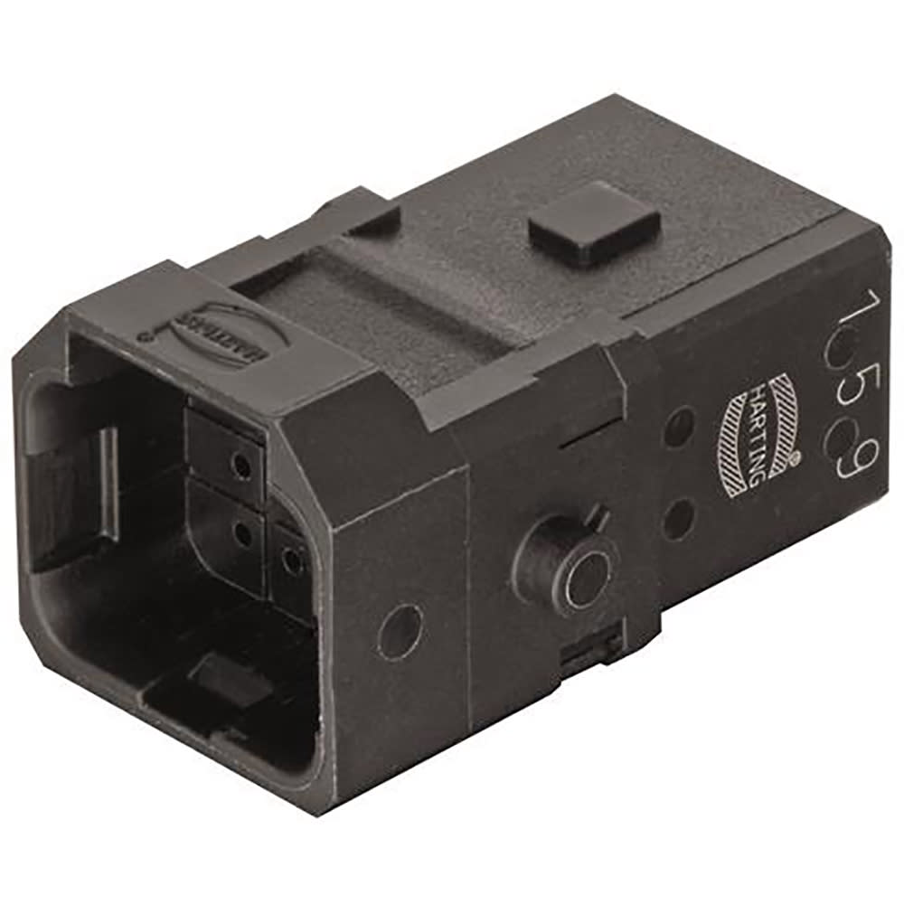 HARTING - 09100123000 - Male Crimp Insert with Snap in Latch, 12-Pin ...