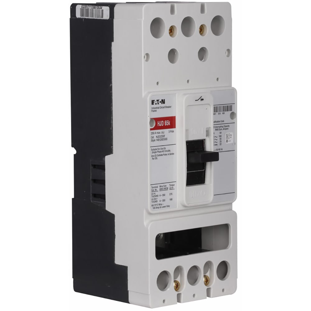 Eaton - Cutler Hammer - JD3250F - Circuit Breaker, J Frame, 250 A, 3 ...