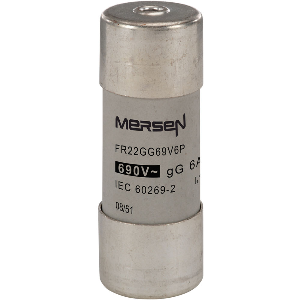 Mersen - A215648 - Ferrule Fuse-Link, Size 22 x 58, gG, 120 kA, 690VAC ...