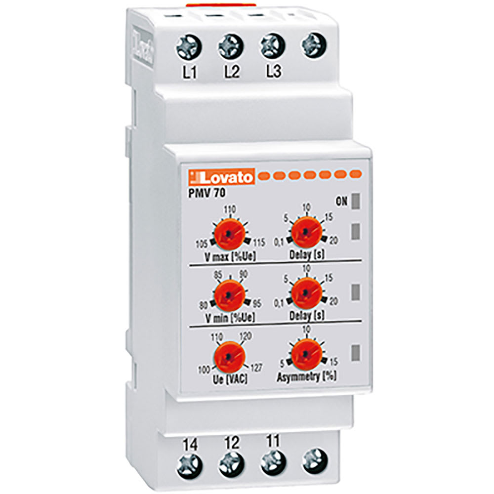 LOVATO Electric - PMV70A240 - 3 PHASE LINE VOLTAGE CONTROL RELAY PMV70 ...