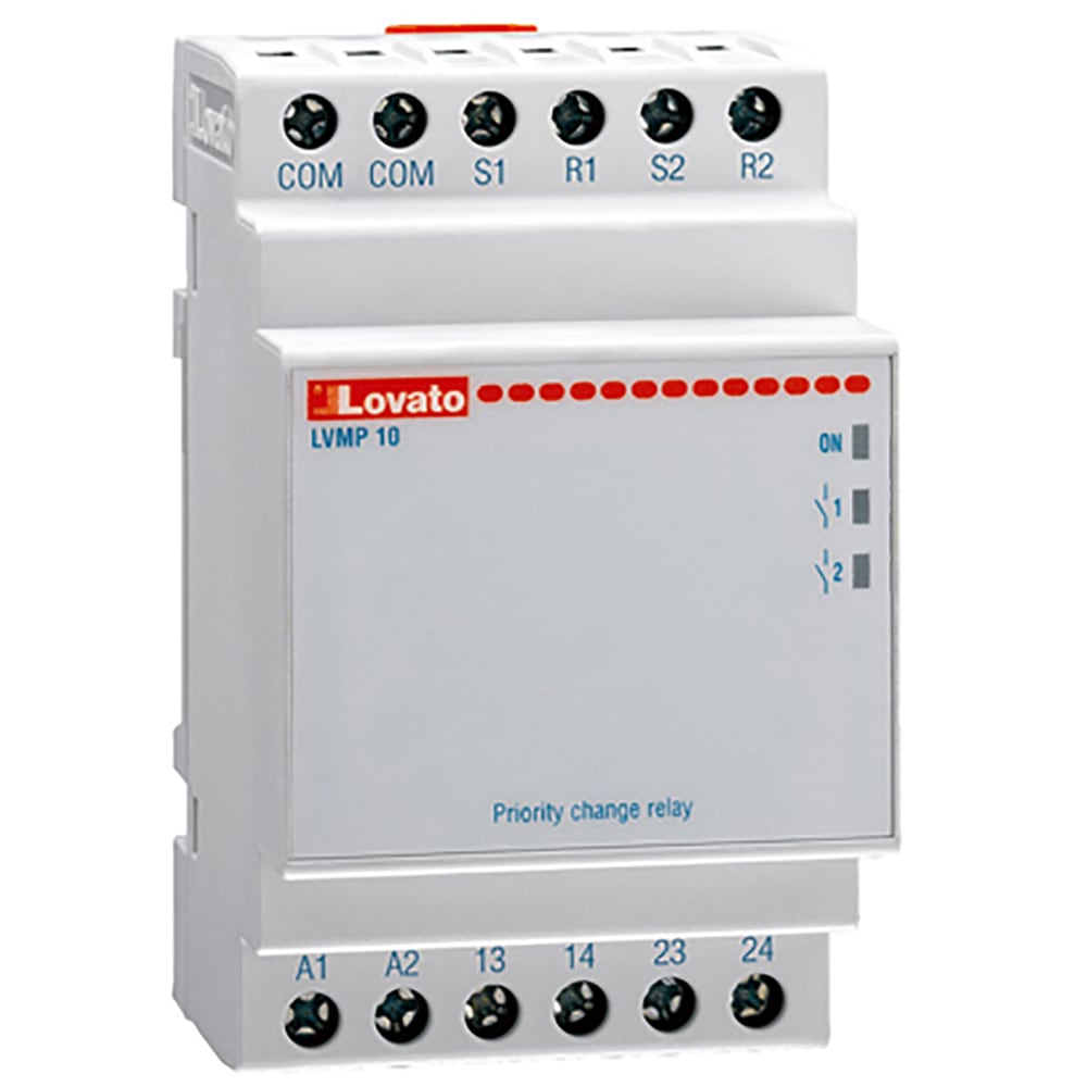 LOVATO Electric - LVMP10A024 - PRIORITY CHANGE RELAY 24VAC - RS