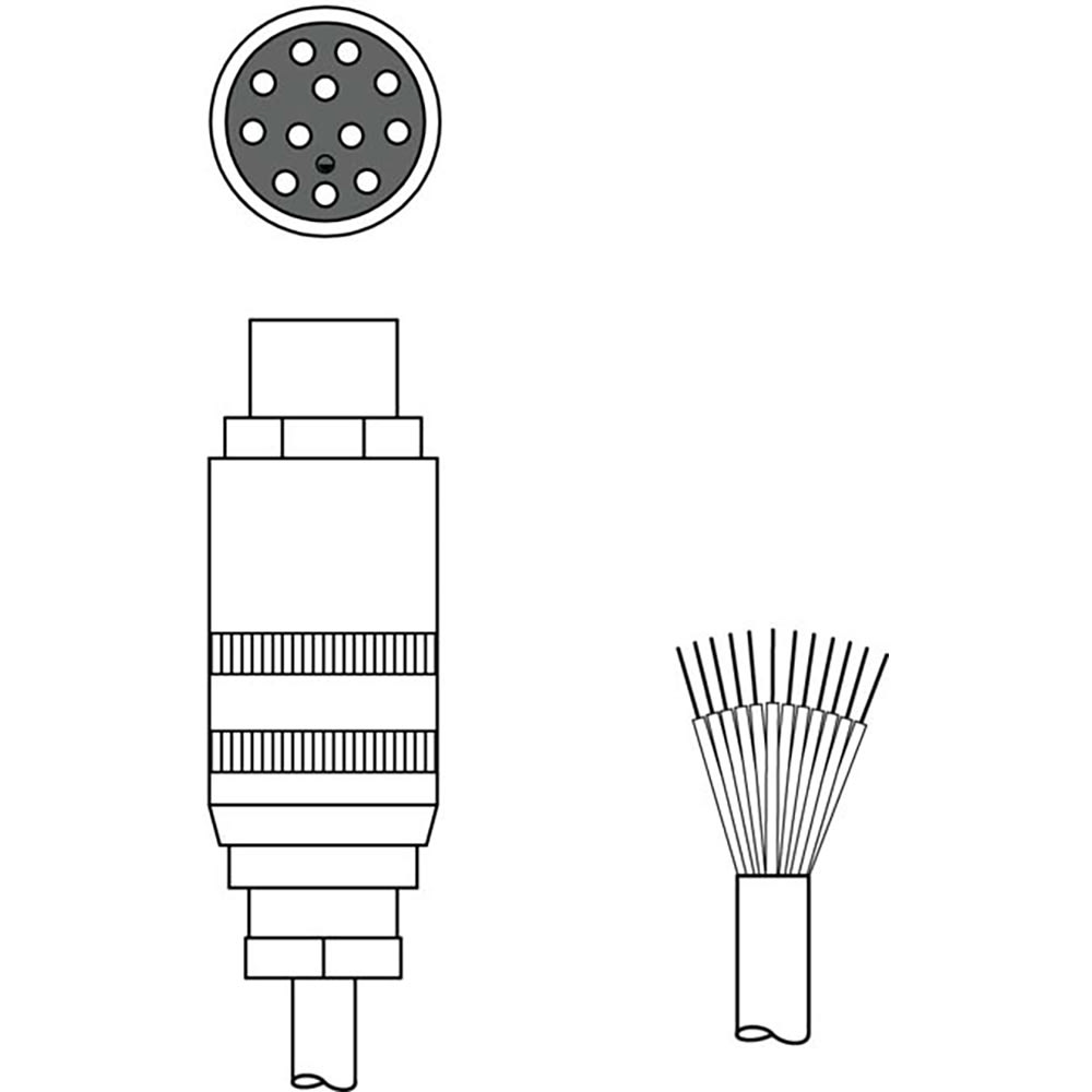 Leuze - CB-LDH-10000-12GF - Hirschmann plug (DIN 43651), N11, Axial ...