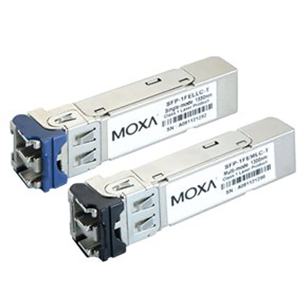 Moxa - SFP-1FESLC-T - Small Form Factor pluggable transceiver with ...