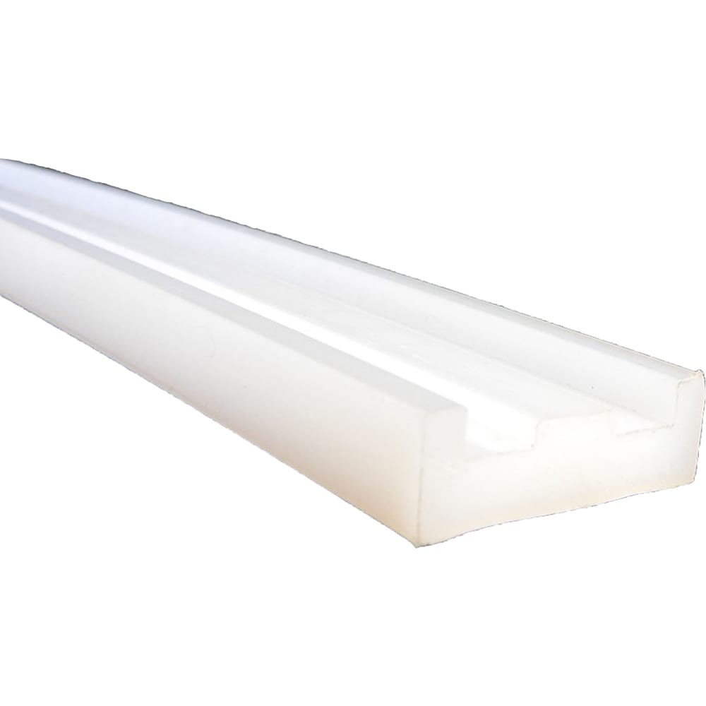 POBCO, Inc. - P7U2080L60 - Roller Chain Guide, ANSI 80/2080, White UHMW ...