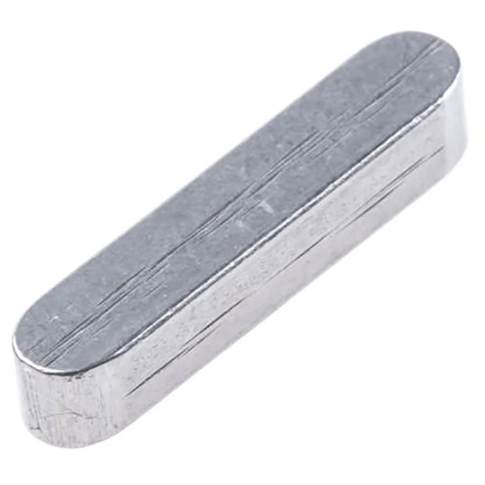 RS PRO - 3024015 - High Quality Plain Steel Feather Key 20mm x 4mm x ...