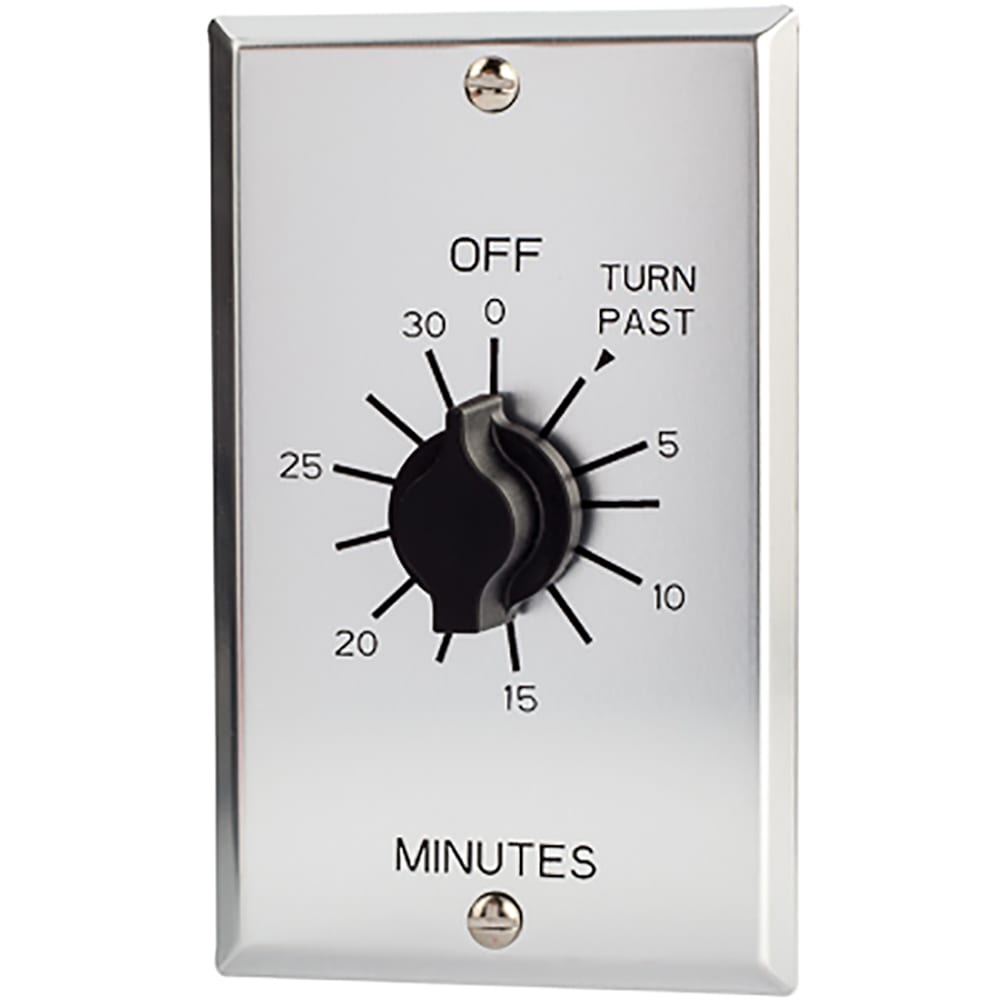 TORK - C530M - Spring Wound Timer, Twist, 30 Min, 125/277V, SPDT, Metal ...