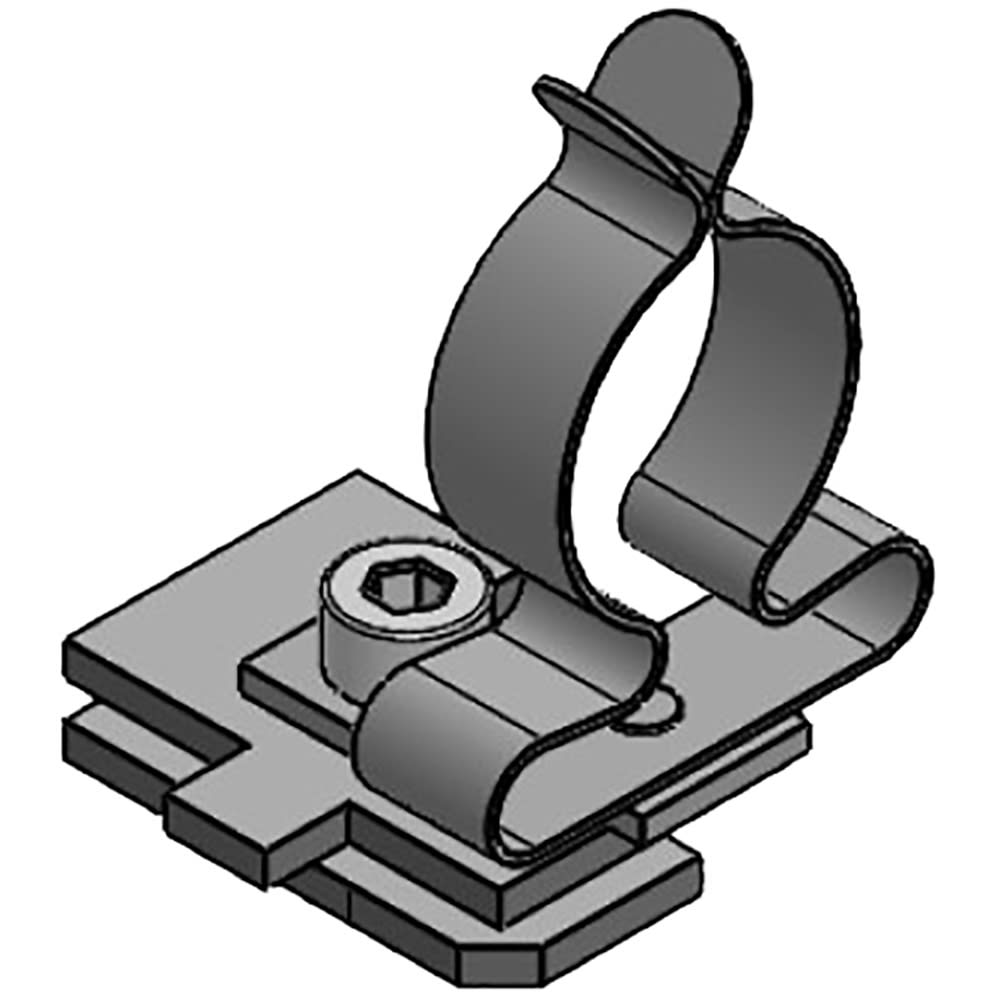 icotek - 36258.100 - EMC Shield Clamps for 30 mm DIN Rail Shape C, SC ...