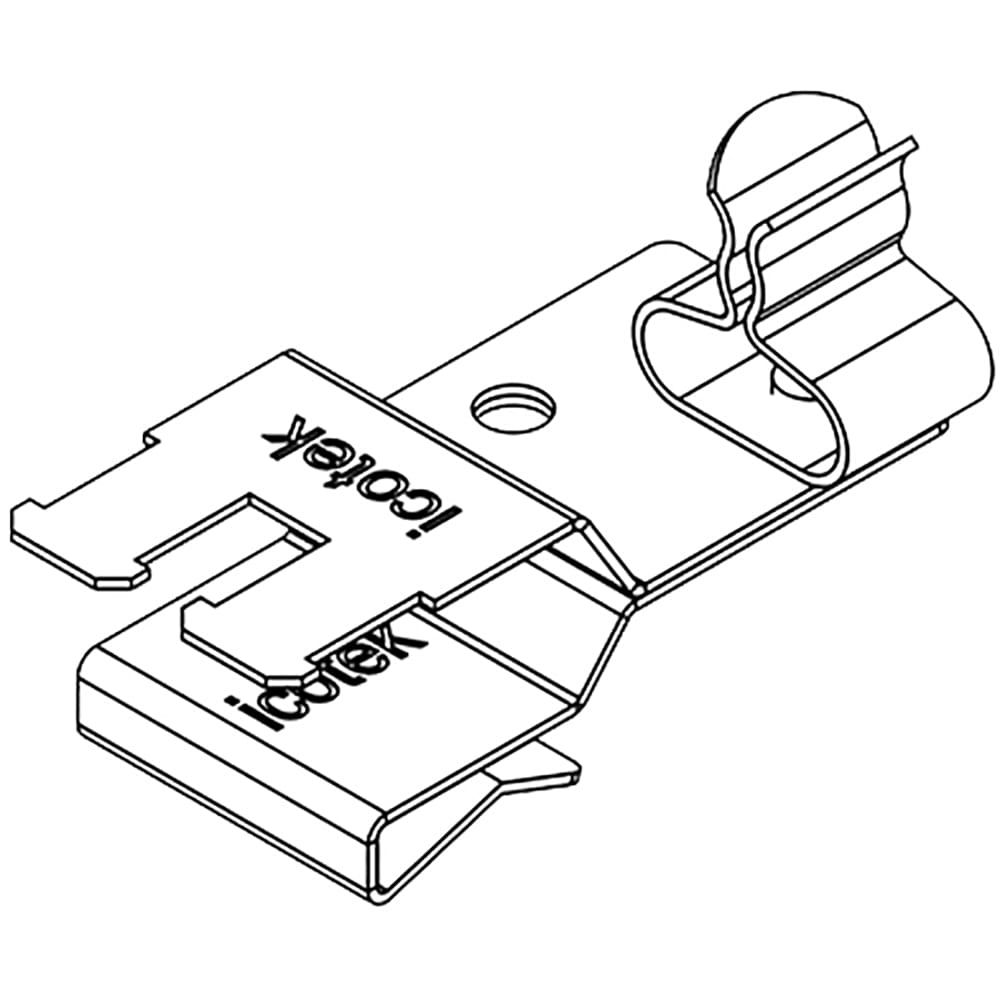 icotek - 36785.01 - EMC Shield Clamps for Metal Sheet Edges, Pluggable ...
