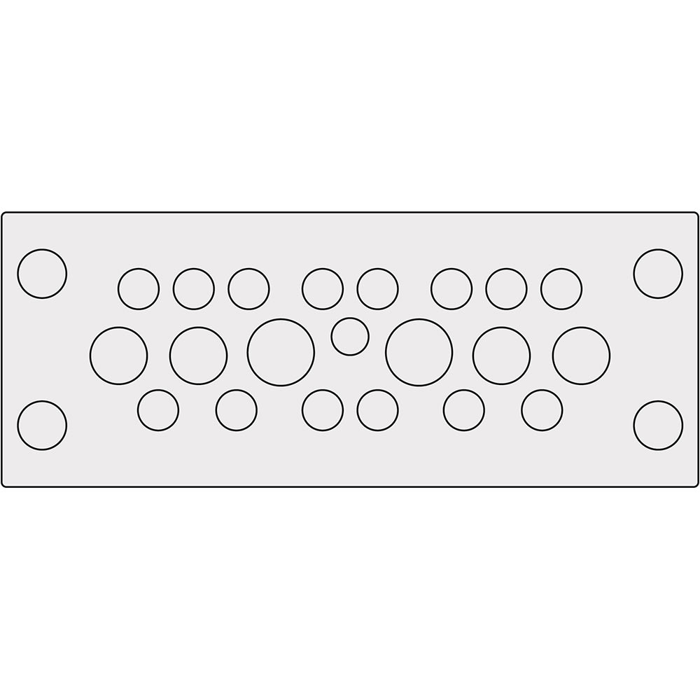 icotek - 43930 - Multi-Membrane Cable Entry Plates, KEL-DPU 24/21 Gray - RS