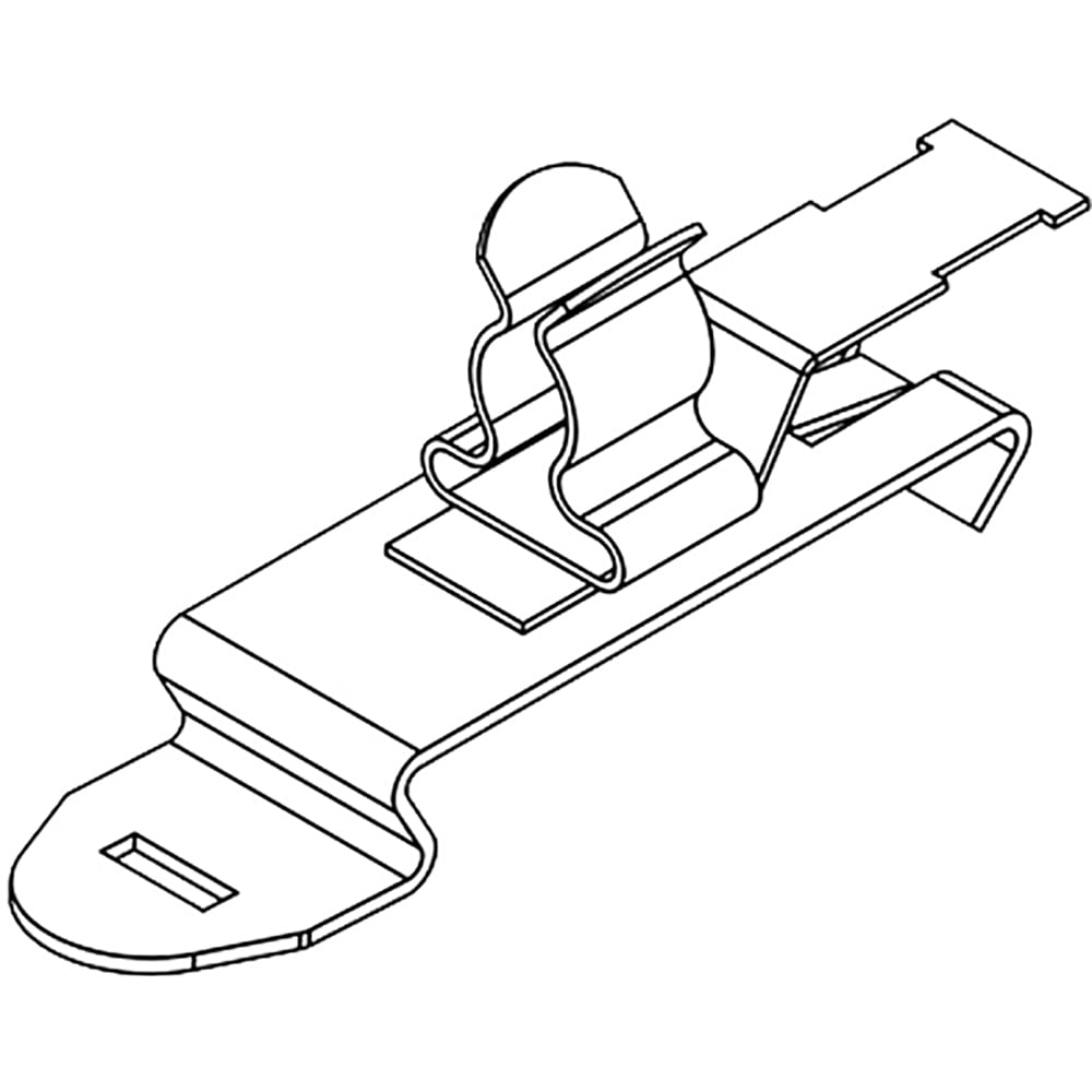 icotek - 36860 - EMC Shield Clamps for 35 mm DIN Rail Shape H ...