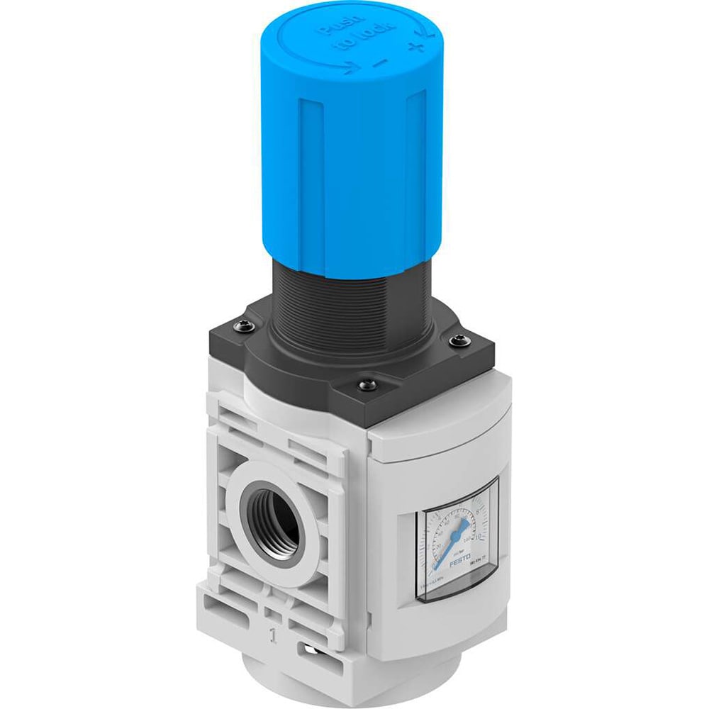 Festo - MS6-LR-1/2-D6-AG-BAR-B - Pressure Regulator, lightweight ...