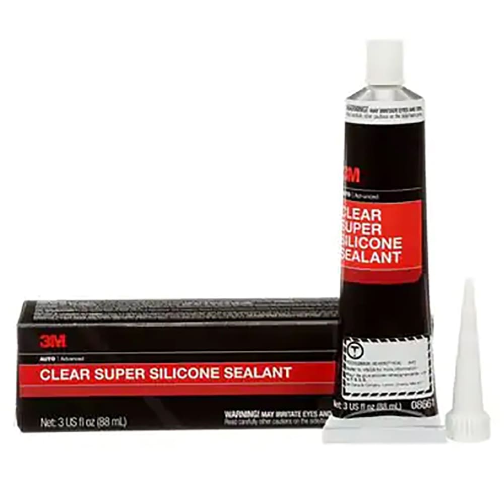 3M - 08661 - Clear Super Silicone Seal, 3 oz - RS