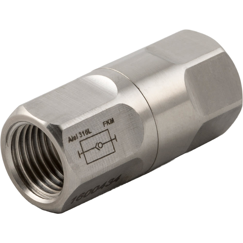 RS PRO - 2312703 - NON RETURN VALVE 316L FEM-FEM 1/4 - RS
