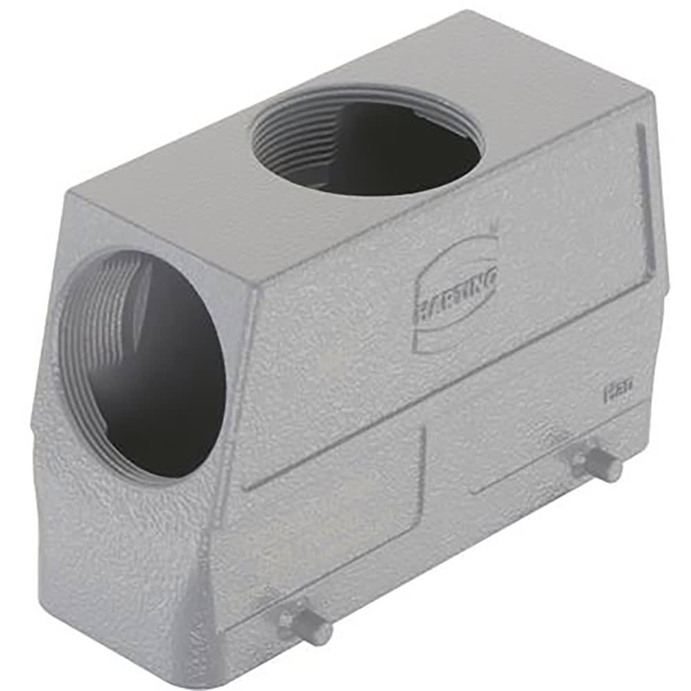 HARTING - 19300240599 - 24B Hood Top and Side Entry, Double Lever, High ...