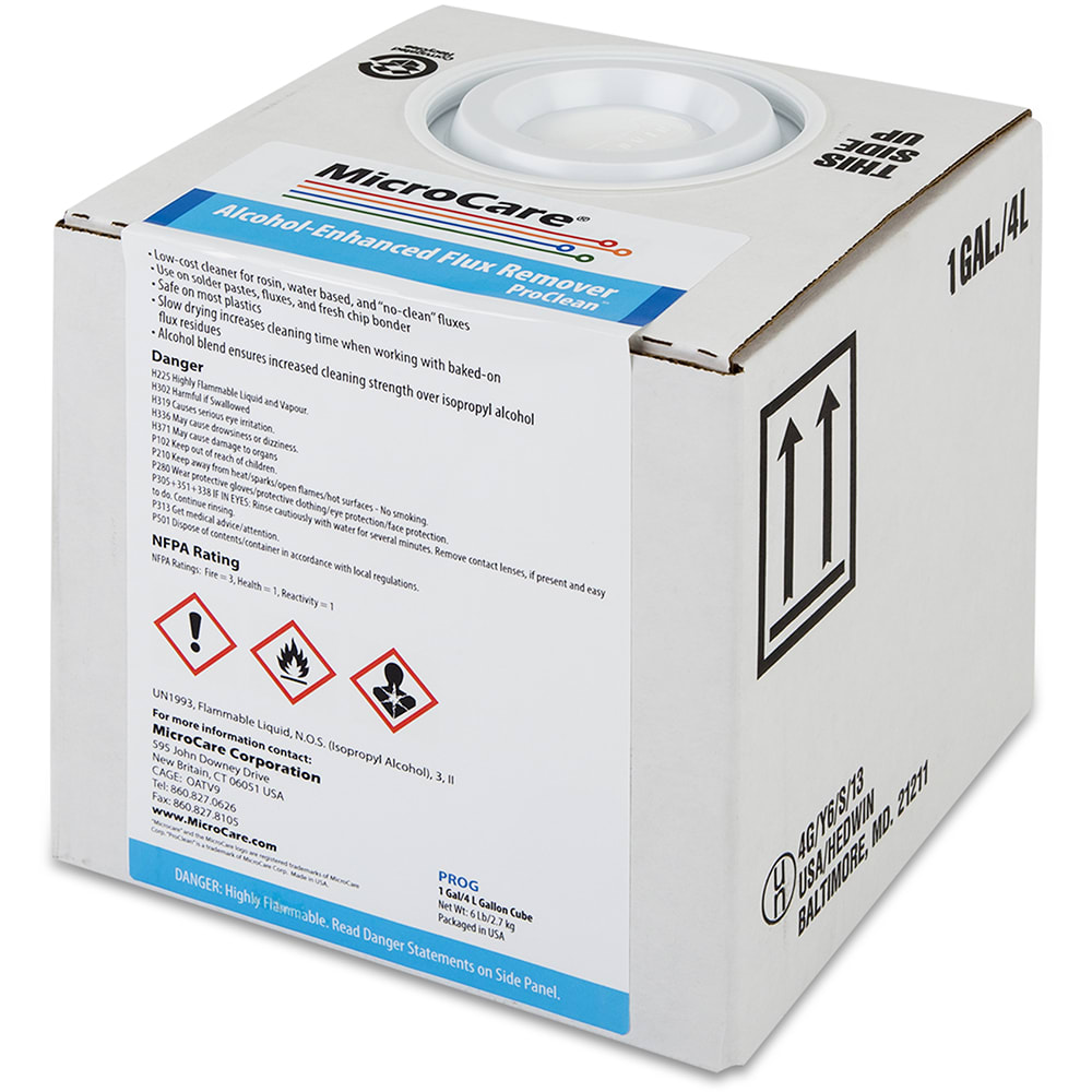 MicroCare - MCC-PROG - Flux Remover- ProClean, Alcohol-Enhanced, 1 ...