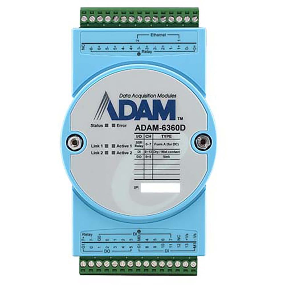 Advantech - ADAM-6360D-A1 - IoT Gateway, OPC UA and Security Remote I/O ...
