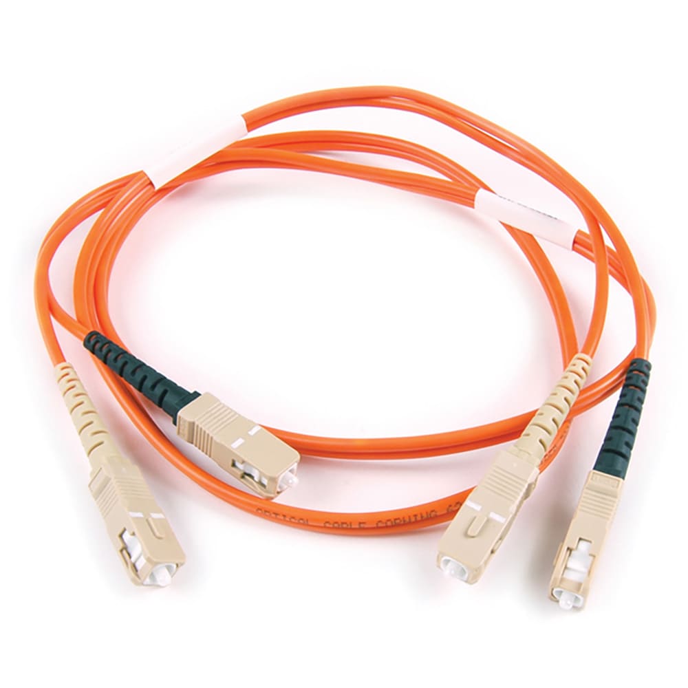 HellermannTyton - VFA5SCSCOM1 - Duplex OM1 Fiber Assembly, Orange, Cable Length 5 m, VFA Series - RS